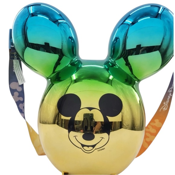 Disney | Accents | Disney Parks Mickey Balloon Blue Gold Ombre Popcorn ...